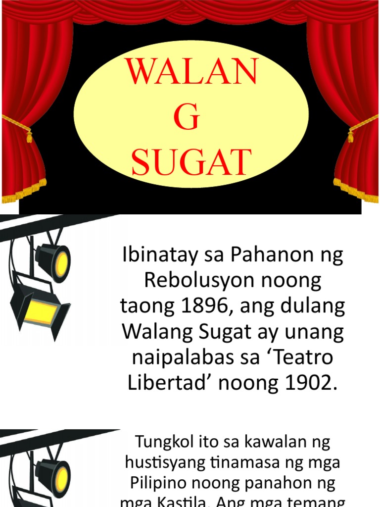 Walang Sugat | PDF