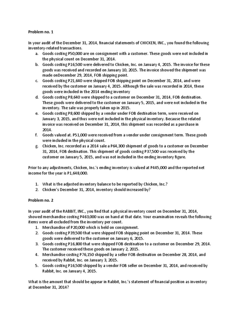 Seatwork No. 1 Finals | PDF | Inventory | Business Economics Seatwork No. 1 Finals | PDF | Inventory | Business Economics