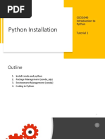 Conda Cheat Sheet: Bit - Ly/tryconda | PDF | Python (Programming Language) | Command Line Interface