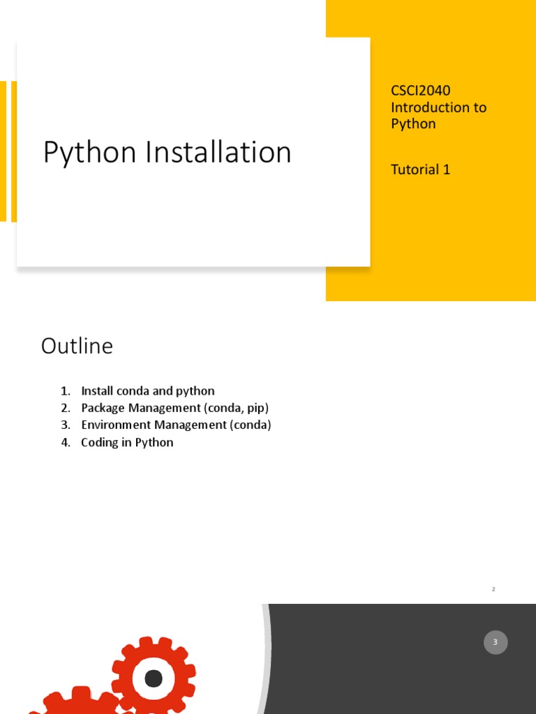 Tut01 Python Installation Modified | PDF | Integrated Development ...
