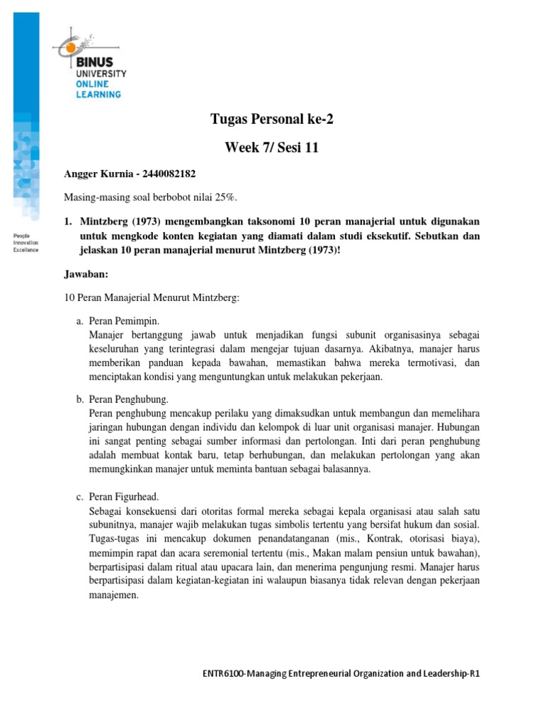 Angger Kurnia TP2 W7 S11 R1 | PDF