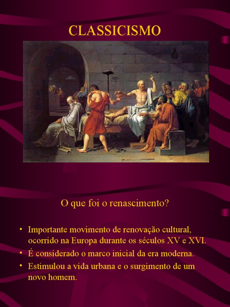 Classicismo | PDF | Amor | Renascimento