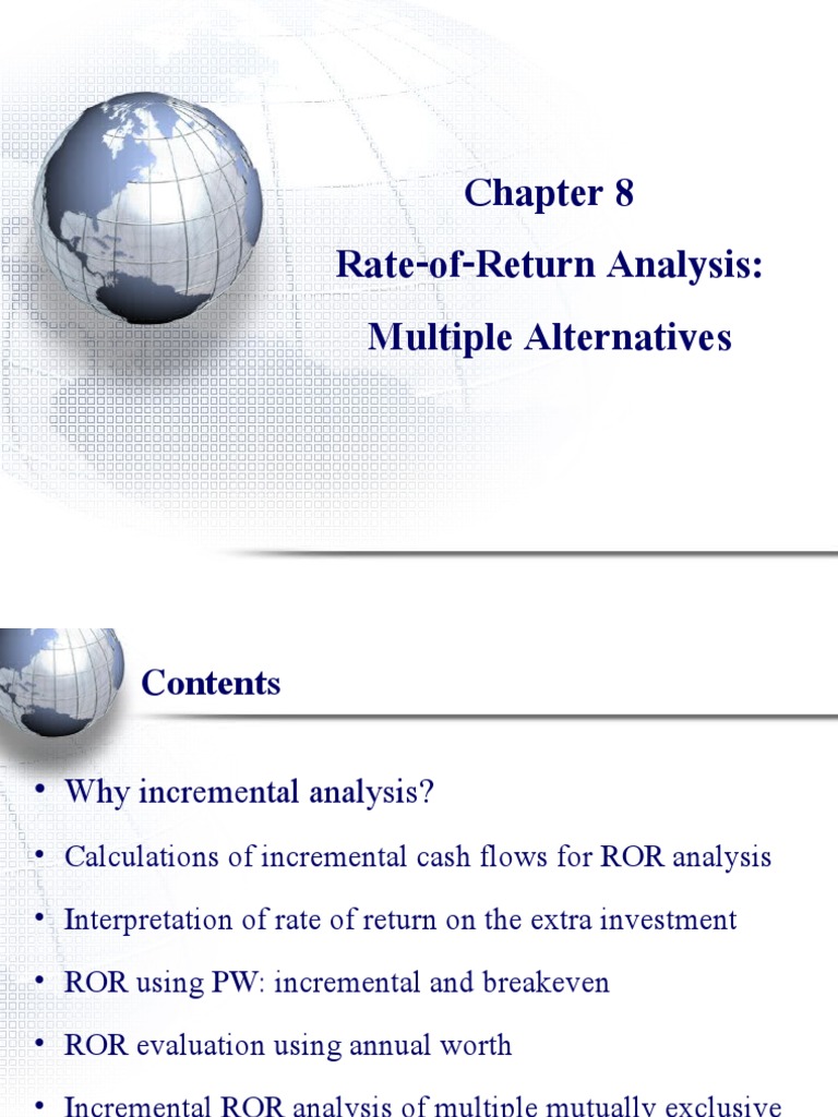Slide 08 ROR Multiple Alternatives | PDF