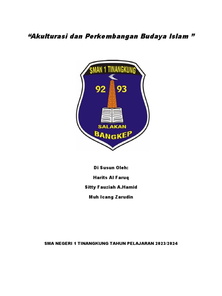 Akulturasi Dan Perkembangan Budaya Islam - Docx Haris | PDF