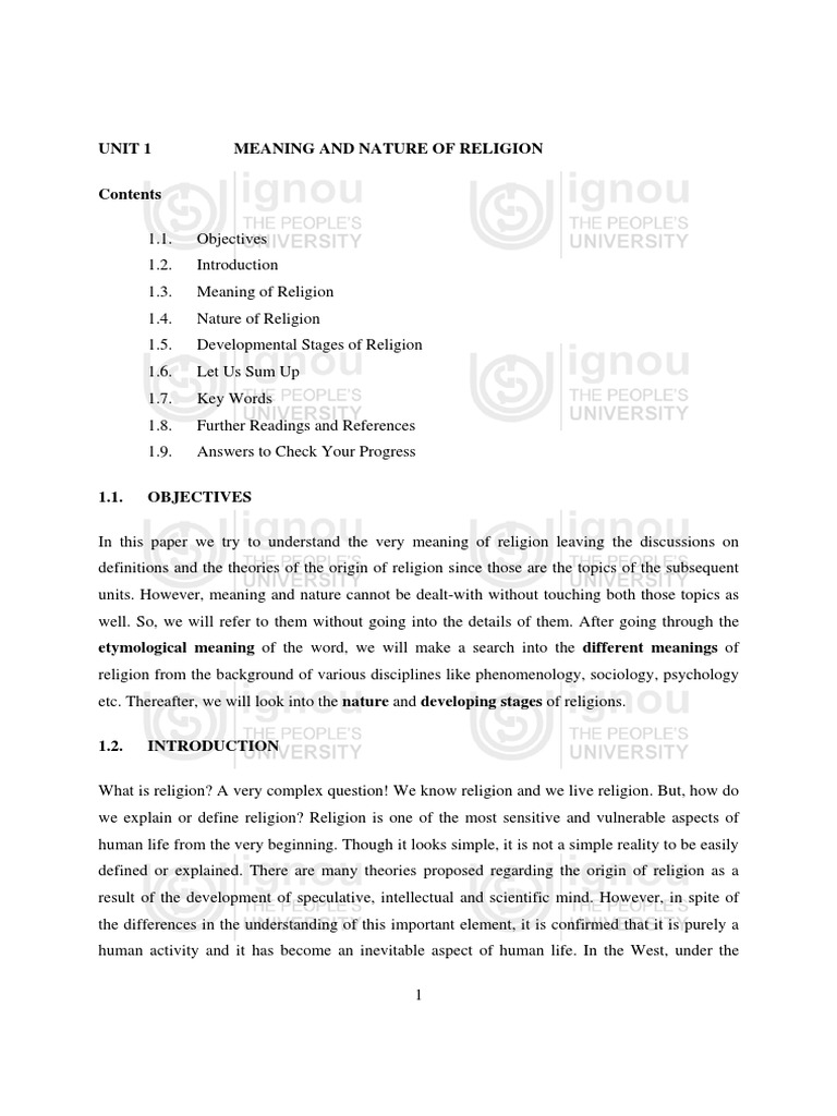Unit 1 | PDF | God | Atheism