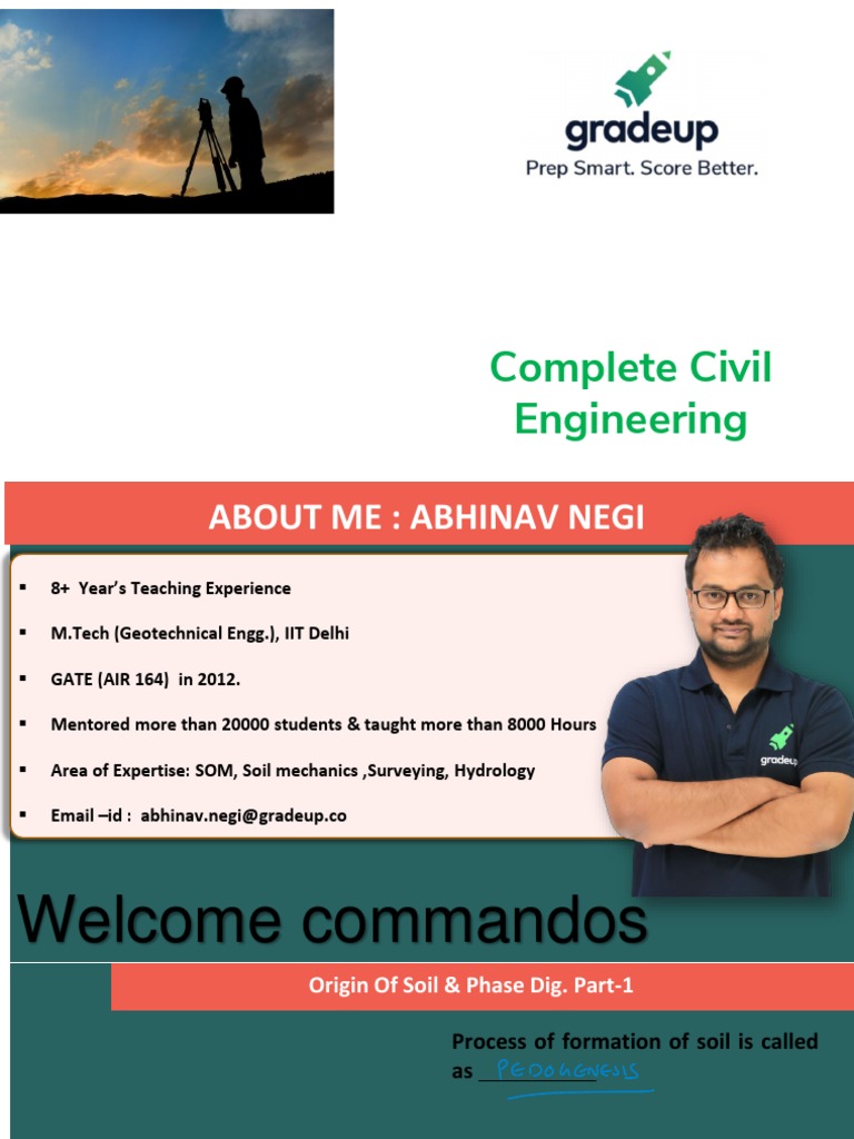 Civil Engineering Complete Revision | PDF | Soil Mechanics | Deep ...