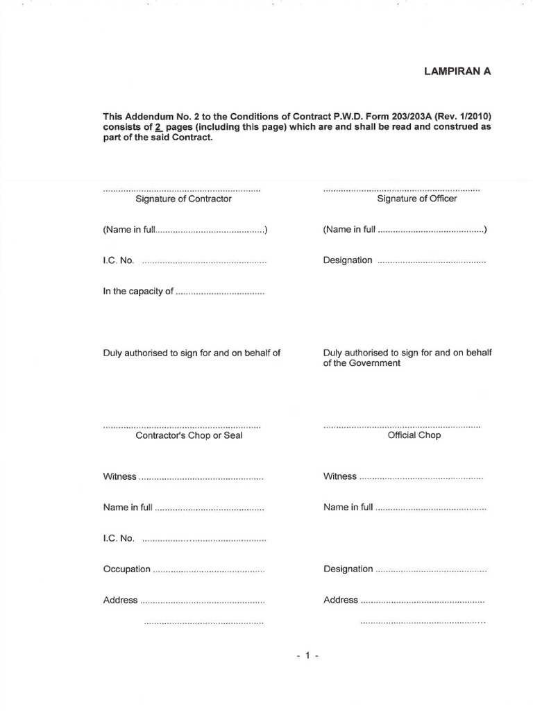 Addendum No. 2 To Coc | PDF