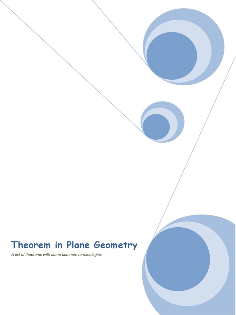 Theorems in Plane Geometry Sec2 | Download Free PDF | Triangle | Circle Theorems in Plane Geometry Sec2 | Download Free PDF | Triangle | Circle