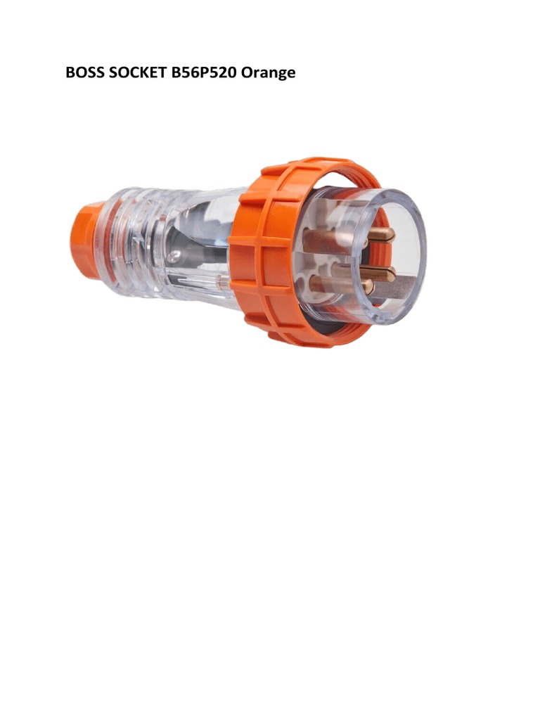 BOSS SOCKET B56P520 Orange | PDF