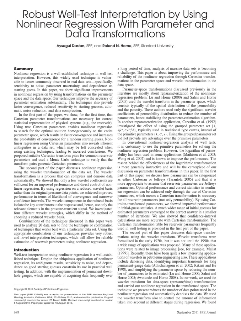 Dastan 2011 | PDF | Wavelet | Regression Analysis