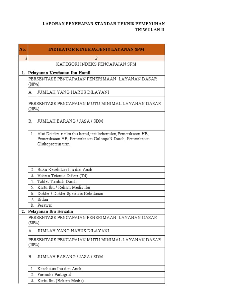 Data SPM Upt Puskesmas Pandauke | PDF