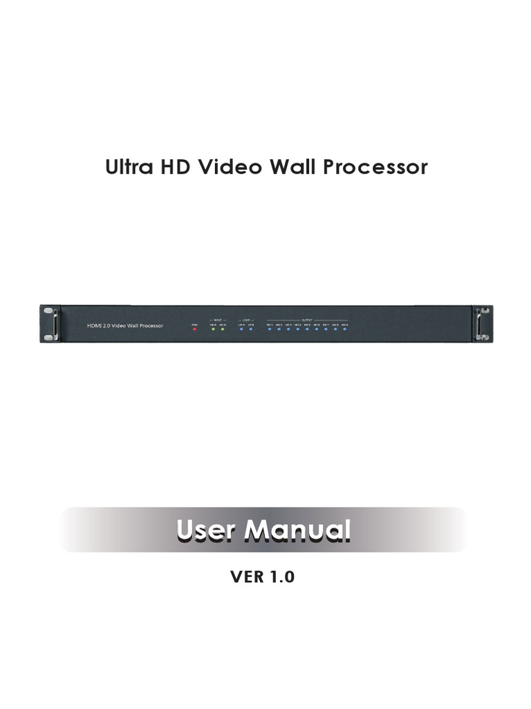 HDP-MXB29VM Manual | PDF | Hdmi | Computer Network