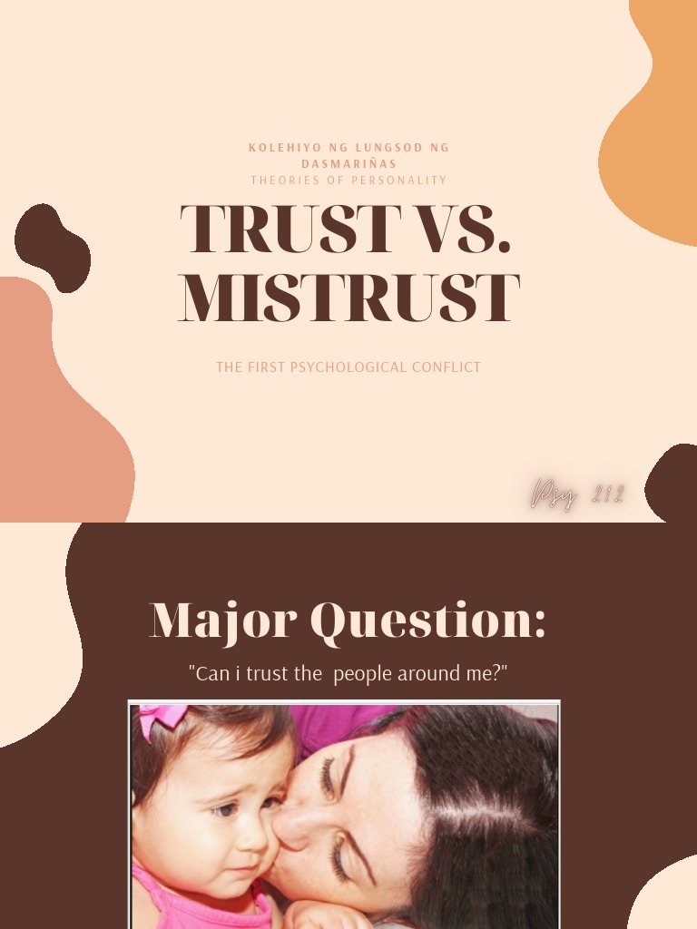 Trust vs. Mistrust-2 | PDF | Behavioural Sciences | Psychology