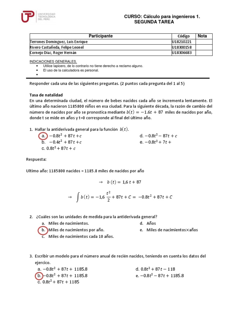 Tarea 2 - S6 (Ficha de Ejercicios) - 1 | PDF