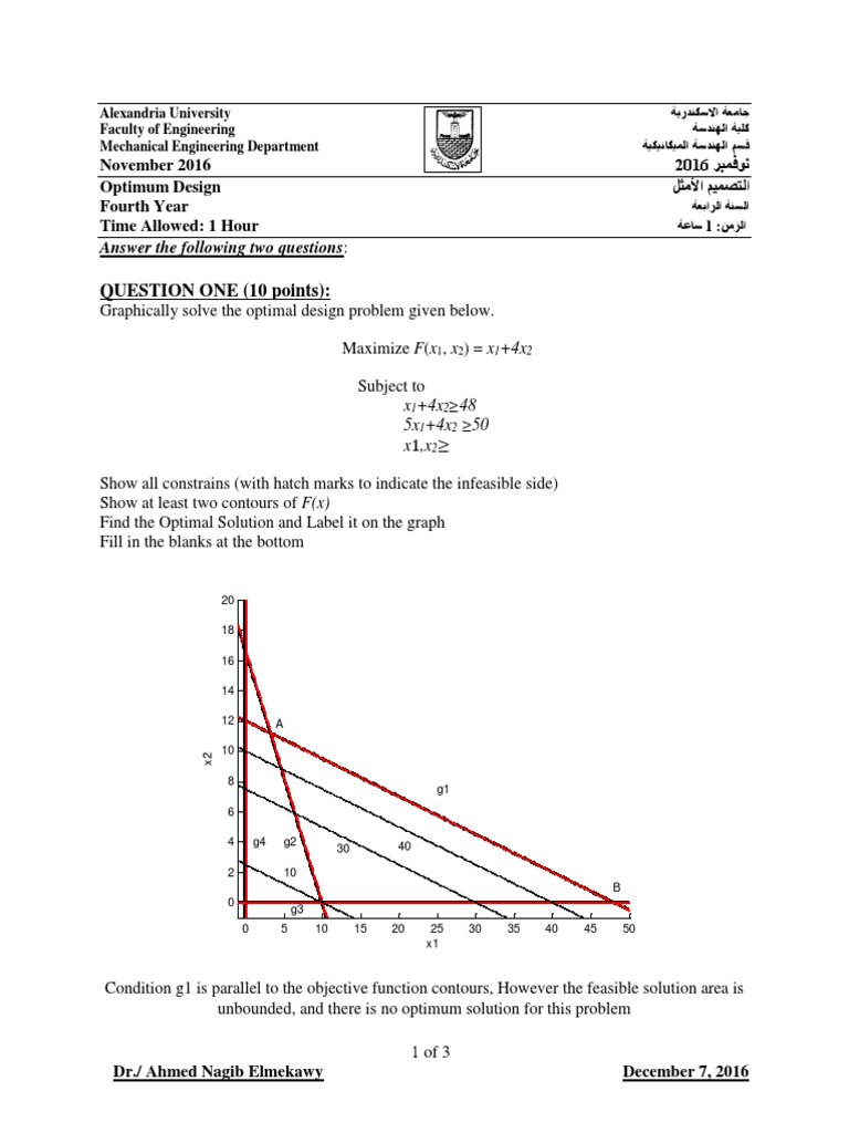 Optimum Midterm Solution Second | Download Free PDF | Mathematical Optimization | Fertilizer