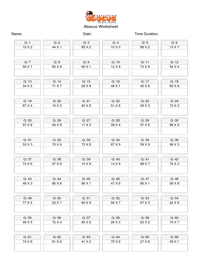 Multiplication 200 | PDF