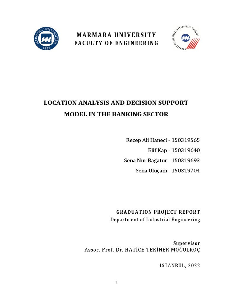 Location Analysis and Decision Support Model for Bank Branch Location ...