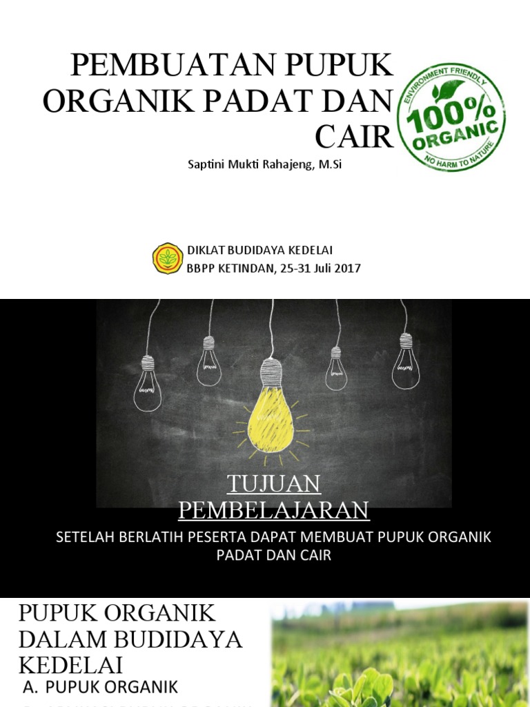 Pembuatan Pupuk Organik Padat Dan Cair | PDF