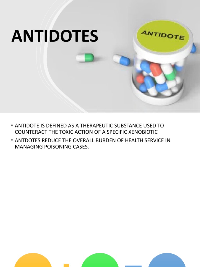 Antidotes: Types and Benefits | PDF