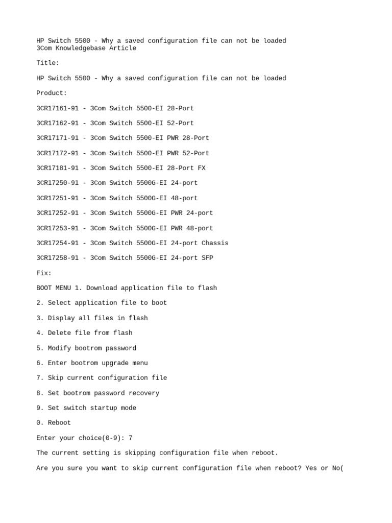 3 Com | PDF | Booting | Operating System Technology