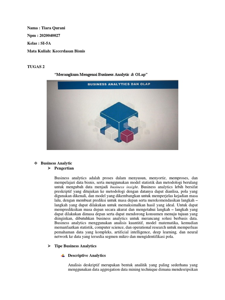 Tgs2 Bi Tiara Qurani 2020040027 Si | PDF | Karier & Perkembangan