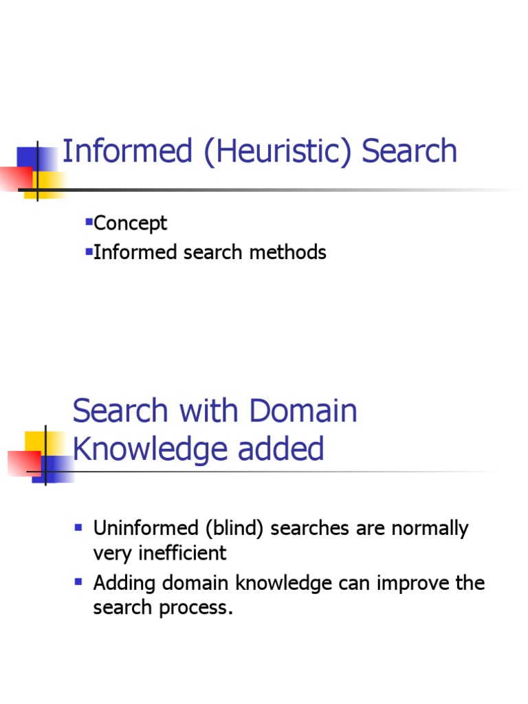 Ch 5 Informed Search Pdf Algorithms Theoretical Computer Science