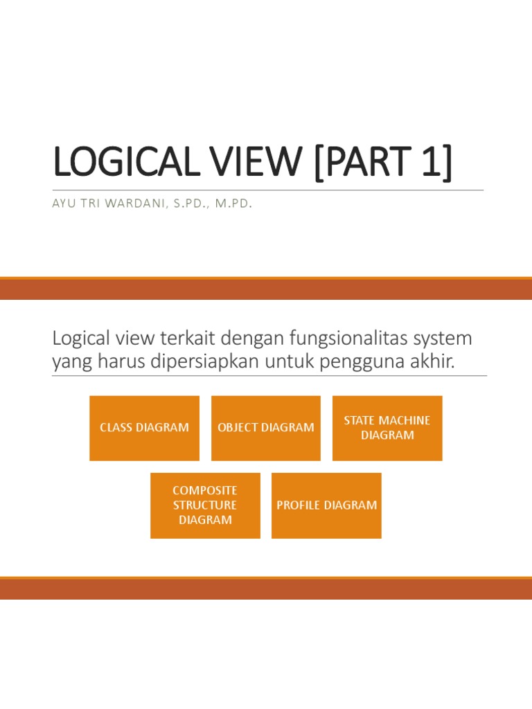 Logical View | PDF