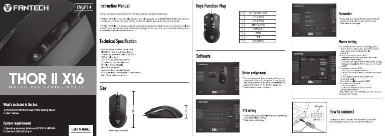 Thor II X16 Manual | PDF