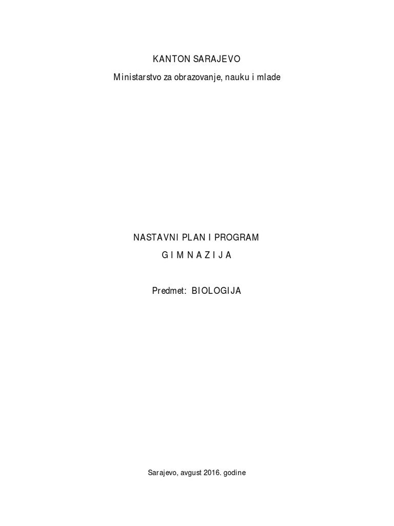 Biologija | PDF