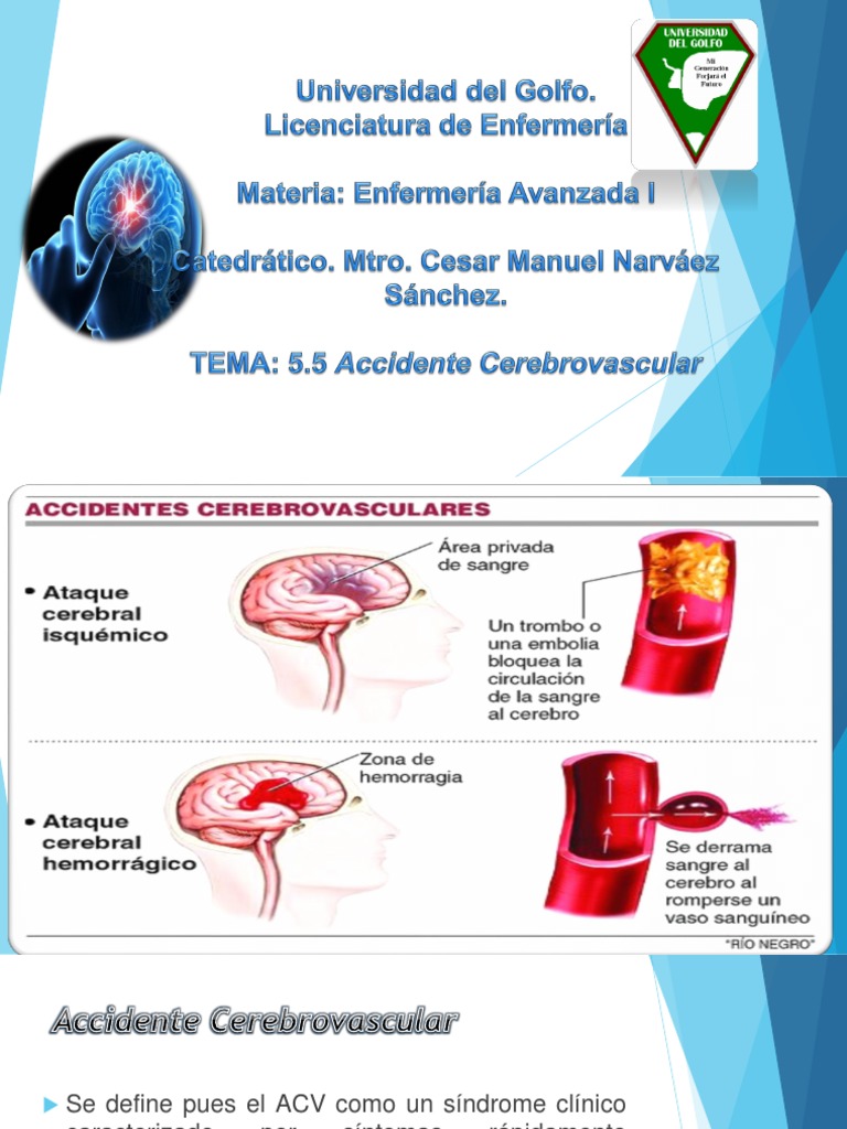 5.5 Accidente Cerebrovascular | PDF | Carrera | Isquemia