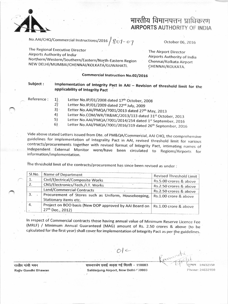 Integrity Pact | PDF | Governance | Government