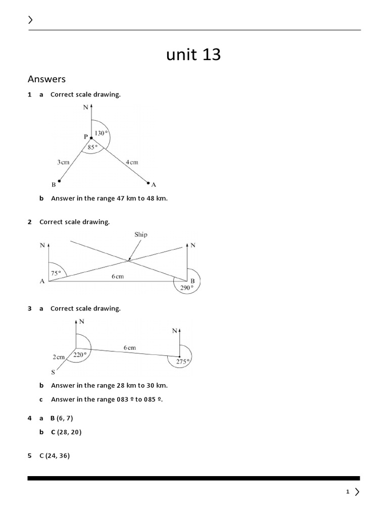 Unit 13 Worksheet Answers | PDF | Science & Mathematics