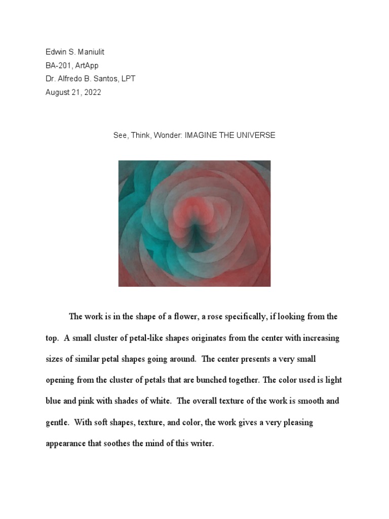 See, Think, Wonder: Interpreting the Hidden Meanings and Symbolism Within a Colorful Abstract ...