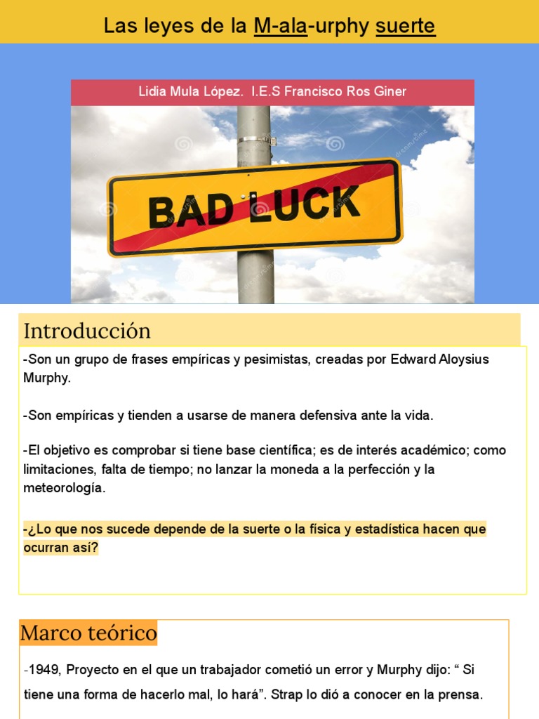 La Ley de Murphy | PDF