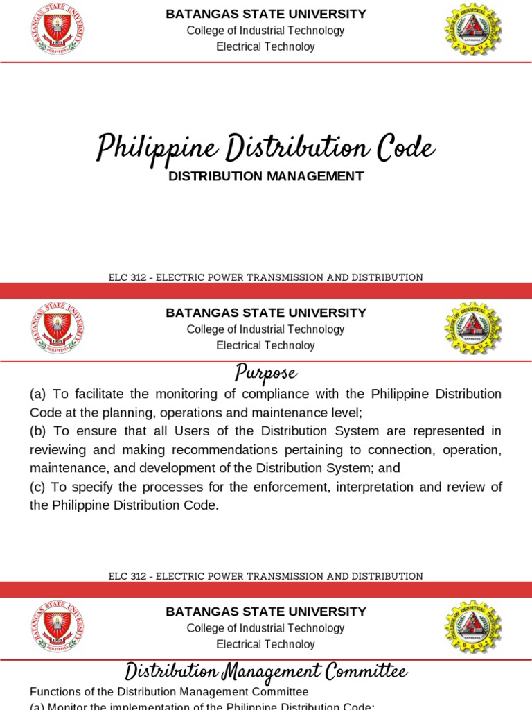 PDC - Distribution Management | PDF | Committee | Electric Power Industry