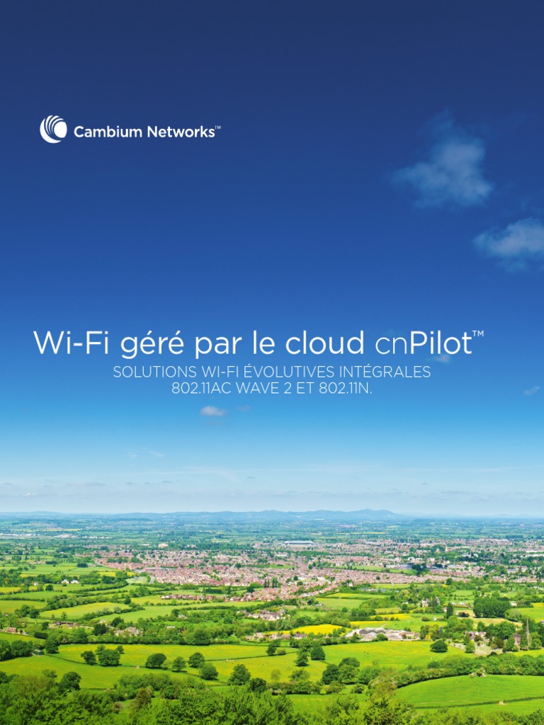 French Cnpilot Brochure | PDF | Wi-Fi | IEEE 802.11