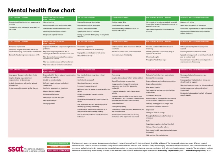 2018 09 14 Mental Health Flow Chart | PDF