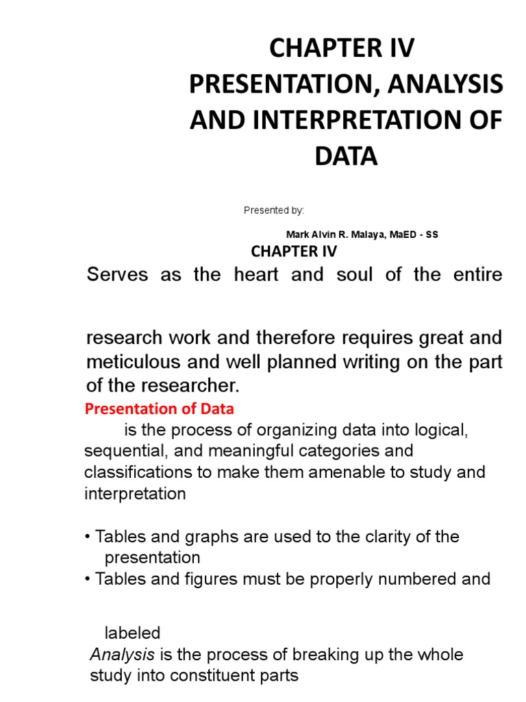 Chapter 4 - Thesis Writing - With Acitivity | PDF | Analysis | Data