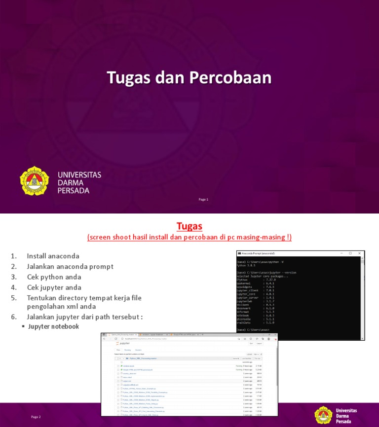 Tugas Dan Percobaan Python XML 1 | PDF