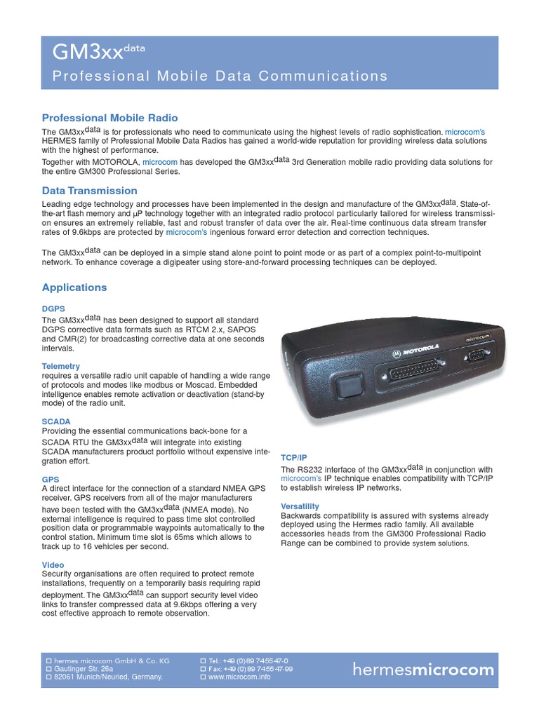 Microcom 1 | Download Free PDF | Scada | Radio