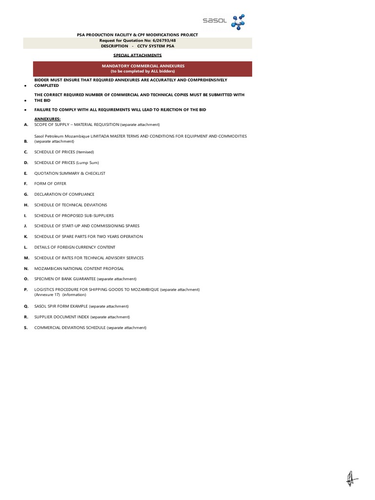 PSA CCTV System Project Quotation | PDF | Exchange Rate | Specification (Technical Standard)