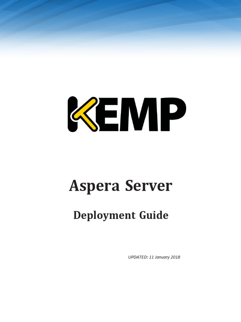Deployment Guide-Aspera Server | PDF | Port (Computer Networking ...