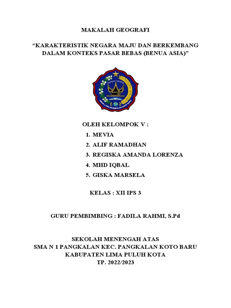 Makalah Benua Asia Makalah Asia | PDF