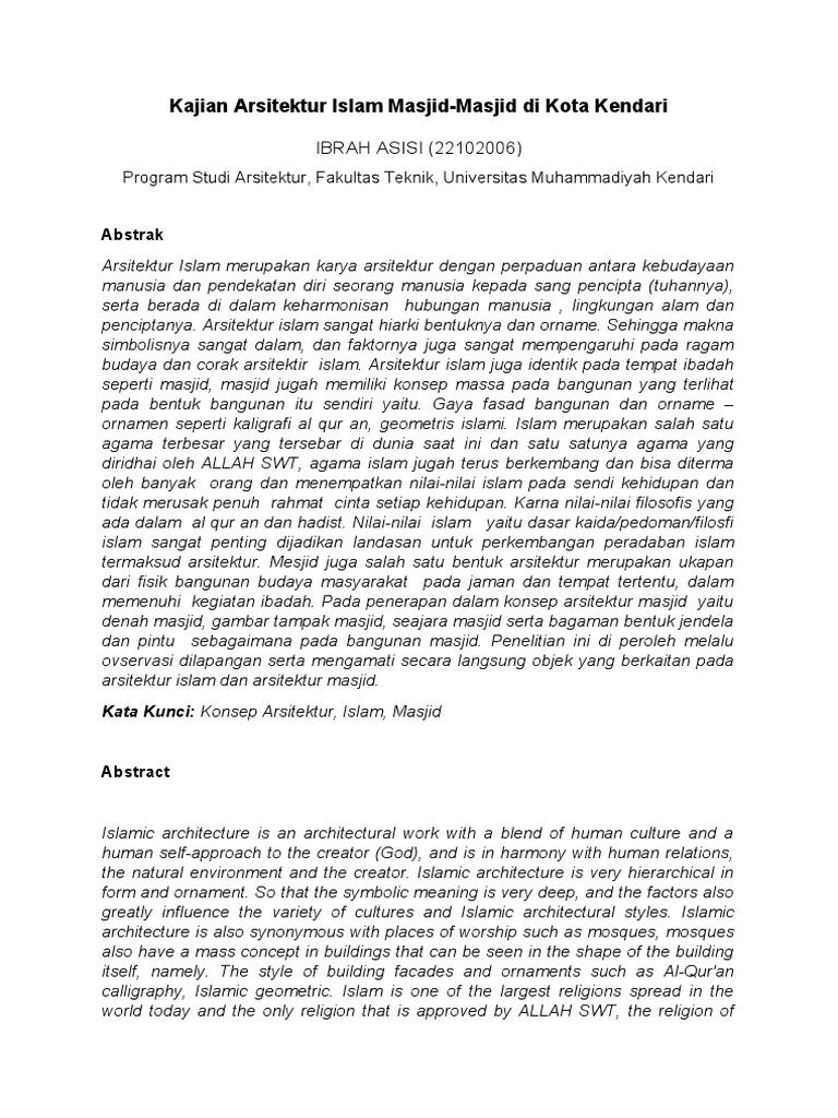 Jurnal Arsitektur | PDF