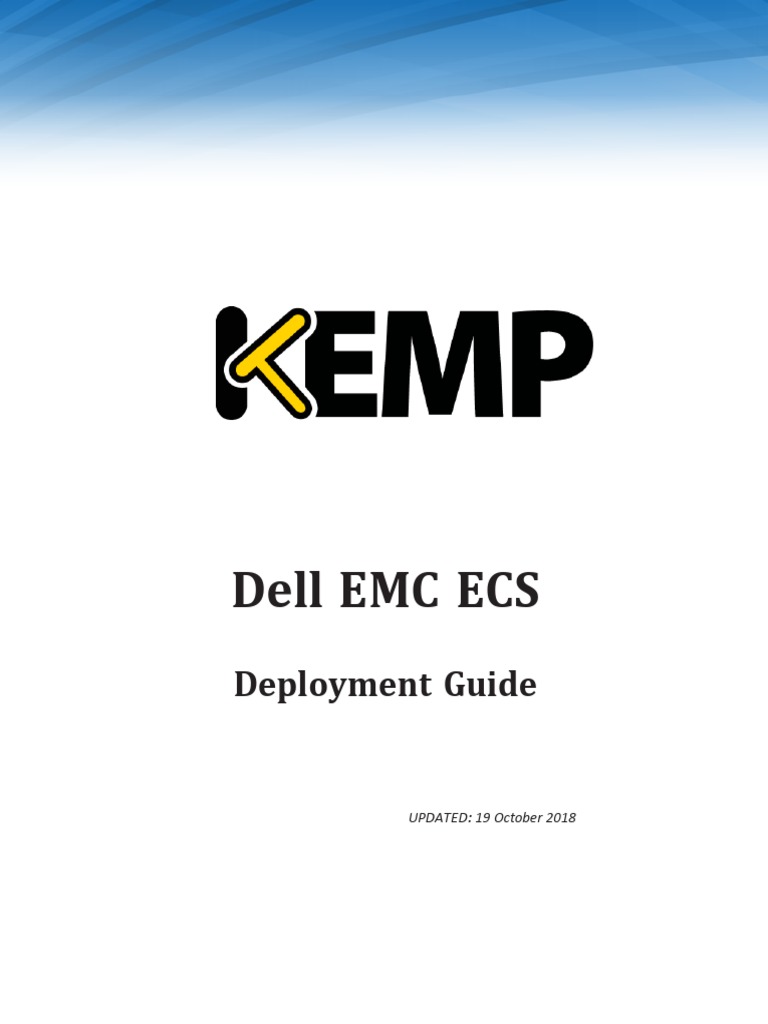 Deployment Guide-Dell EMC ECS | PDF | Transport Layer Security | Port ...