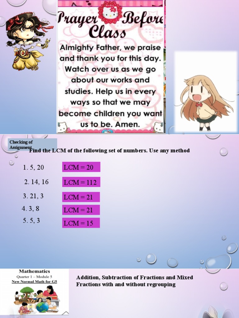 Math 5 Quarter 1 Module 5 | PDF | Subtraction | Mathematics