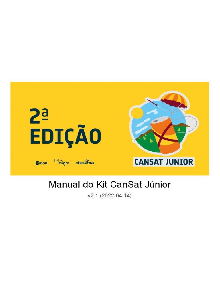 Manual Do Kit CanSat Júnior v2.1 | PDF | Arduino | Parâmetro ...