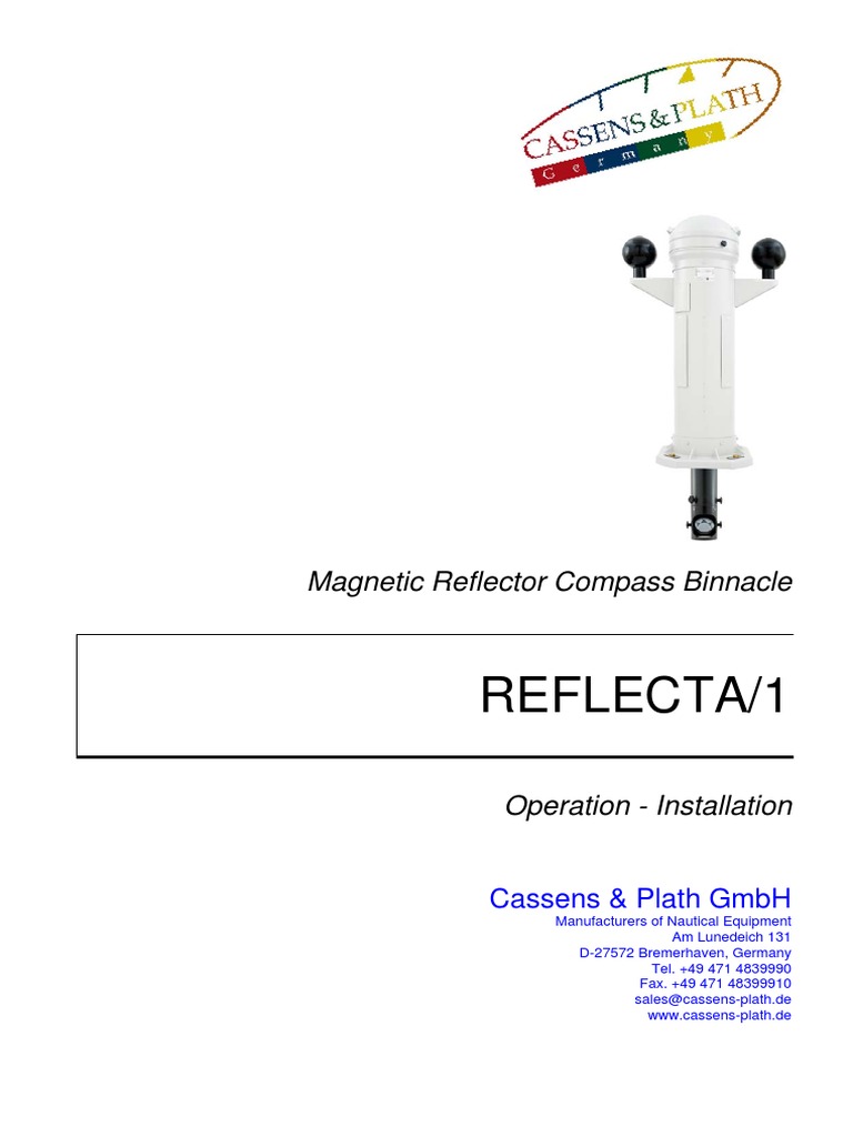 Manual Reflecta 1 | PDF | Compass | Mirror