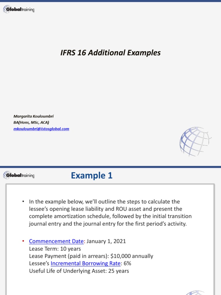 IFRS 16 2022 Examples | PDF | Consumer Price Index | Lease