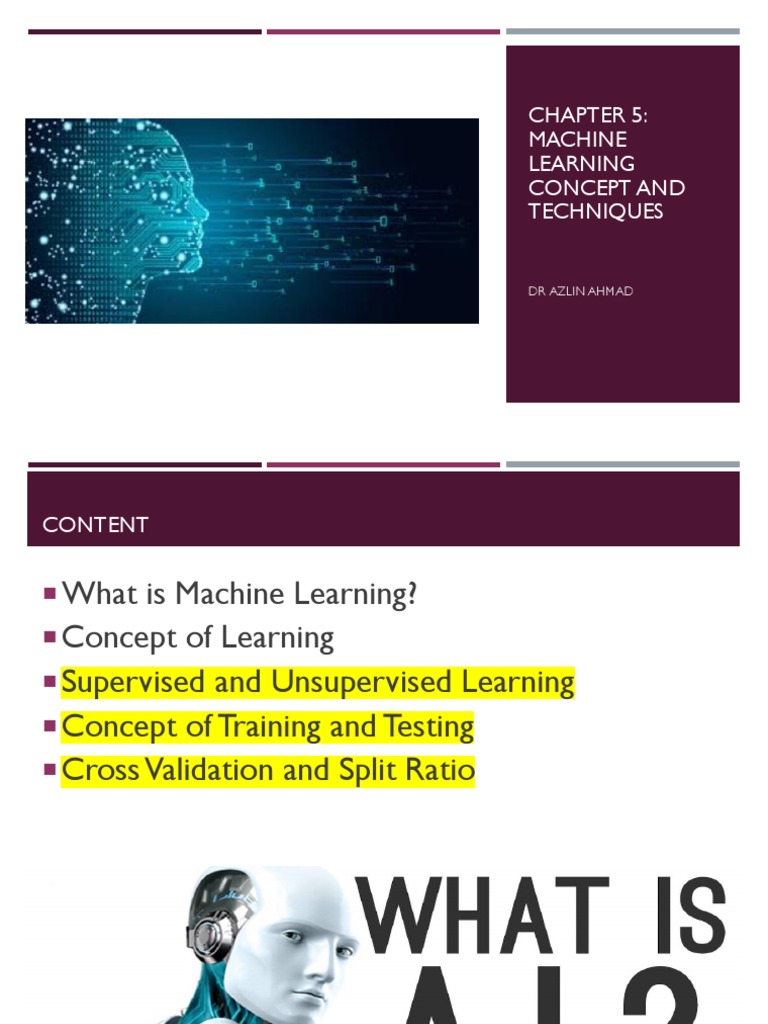 UCS551 Chapter 5 - Machine Learning (Intro) | PDF